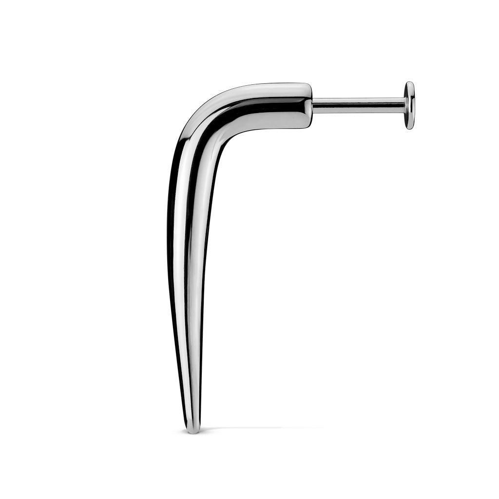 Curved Hook Surgical Stainless Steel Lip Labret – iconbodyjewelry.com
