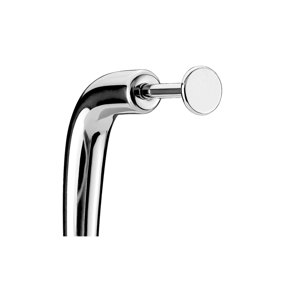 Curved Hook Surgical Stainless Steel Lip Labret – iconbodyjewelry.com